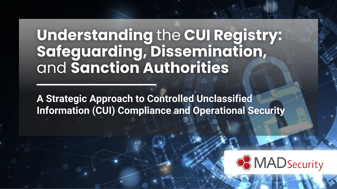Understanding the CUI Registry: Safeguarding, Dissemination, and ...