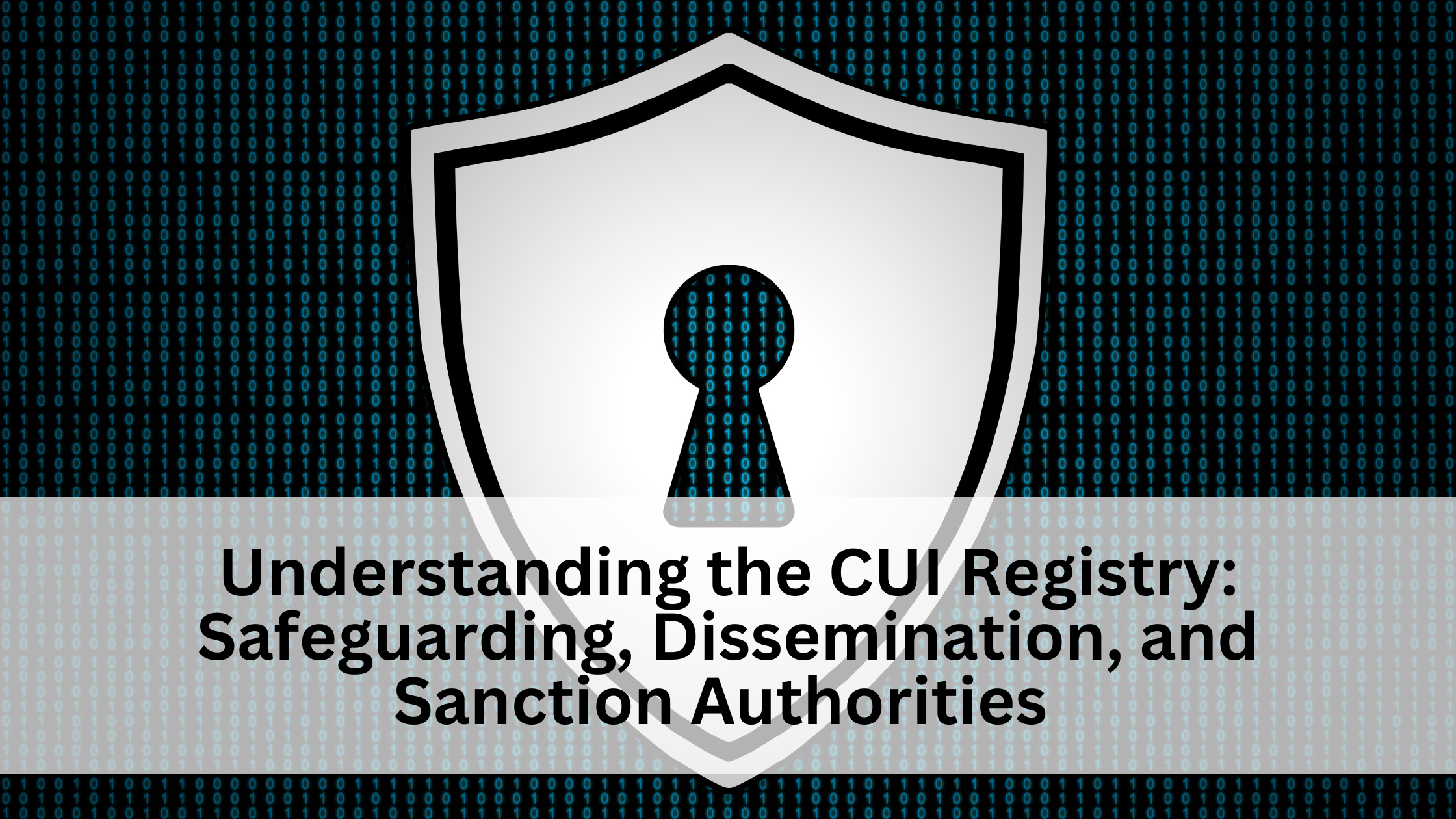 Understanding the CUI Registry: Safeguarding, Dissemination, and ...
